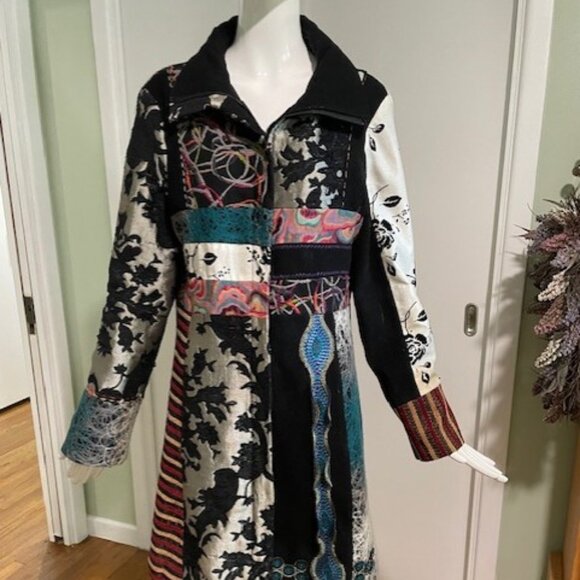 Adore | Jackets & Coats | Vintage Coat Of Many Colors | Poshmark